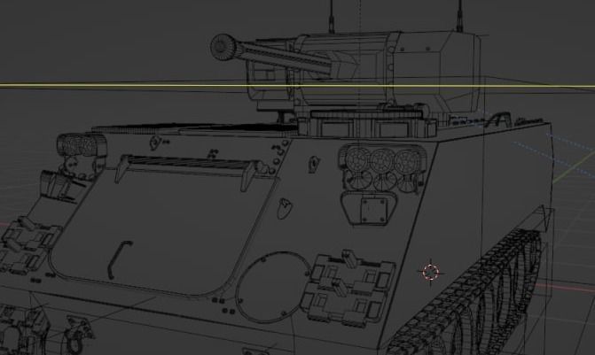 M113 3D model animated rigged | CGTrader