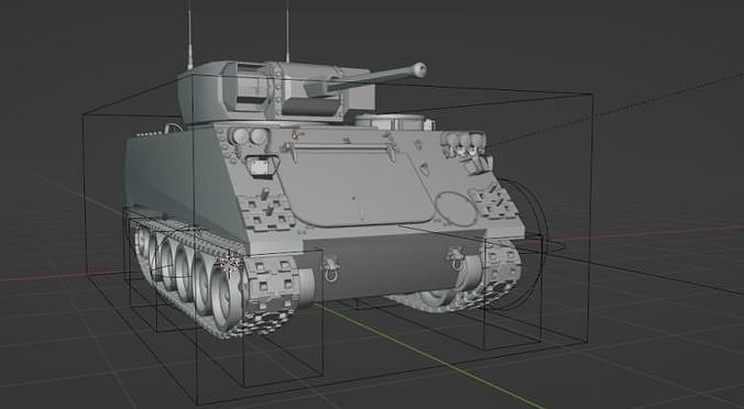 M113 3D model animated rigged | CGTrader