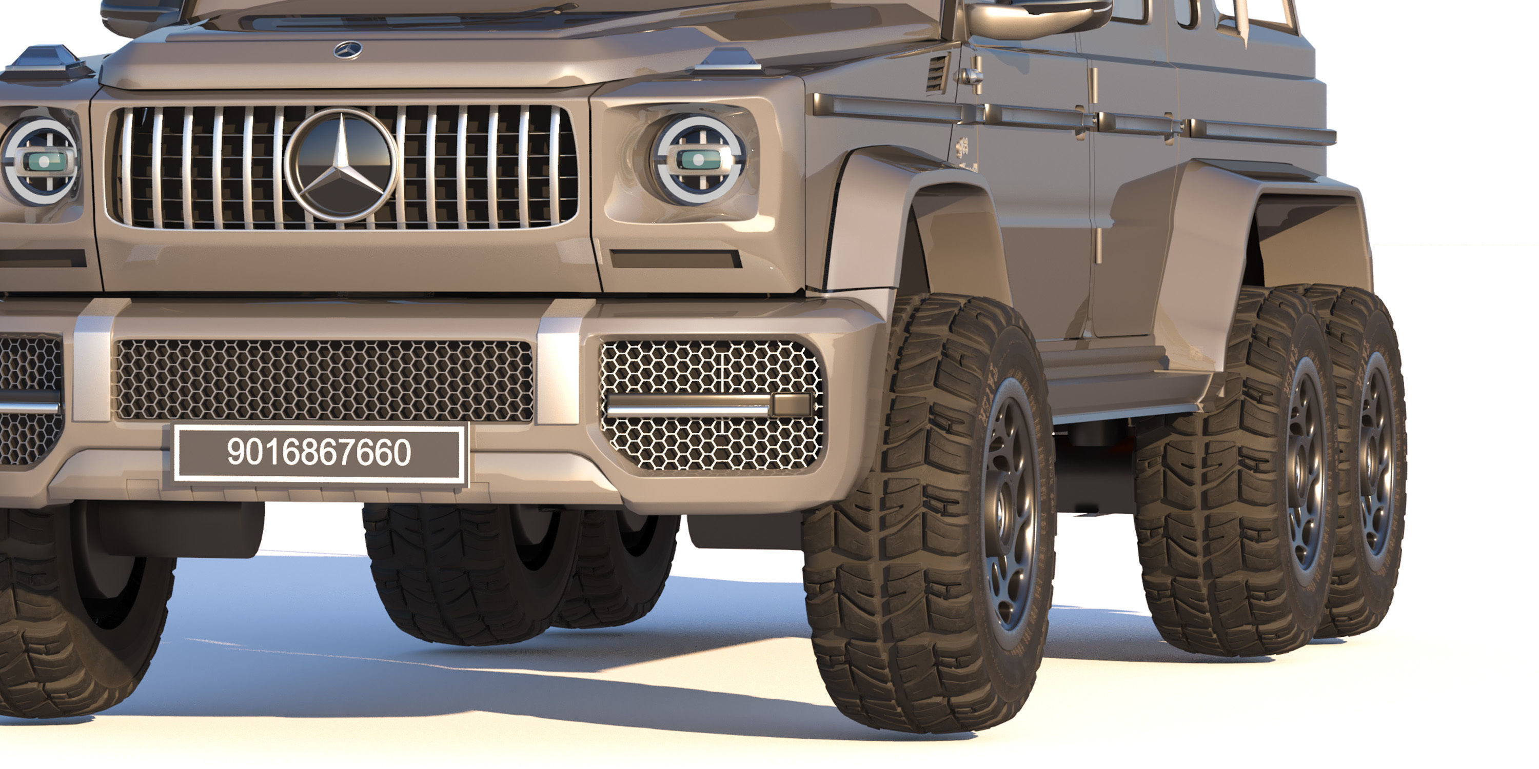 OFF ROAD BENZ G63 3D model | CGTrader
