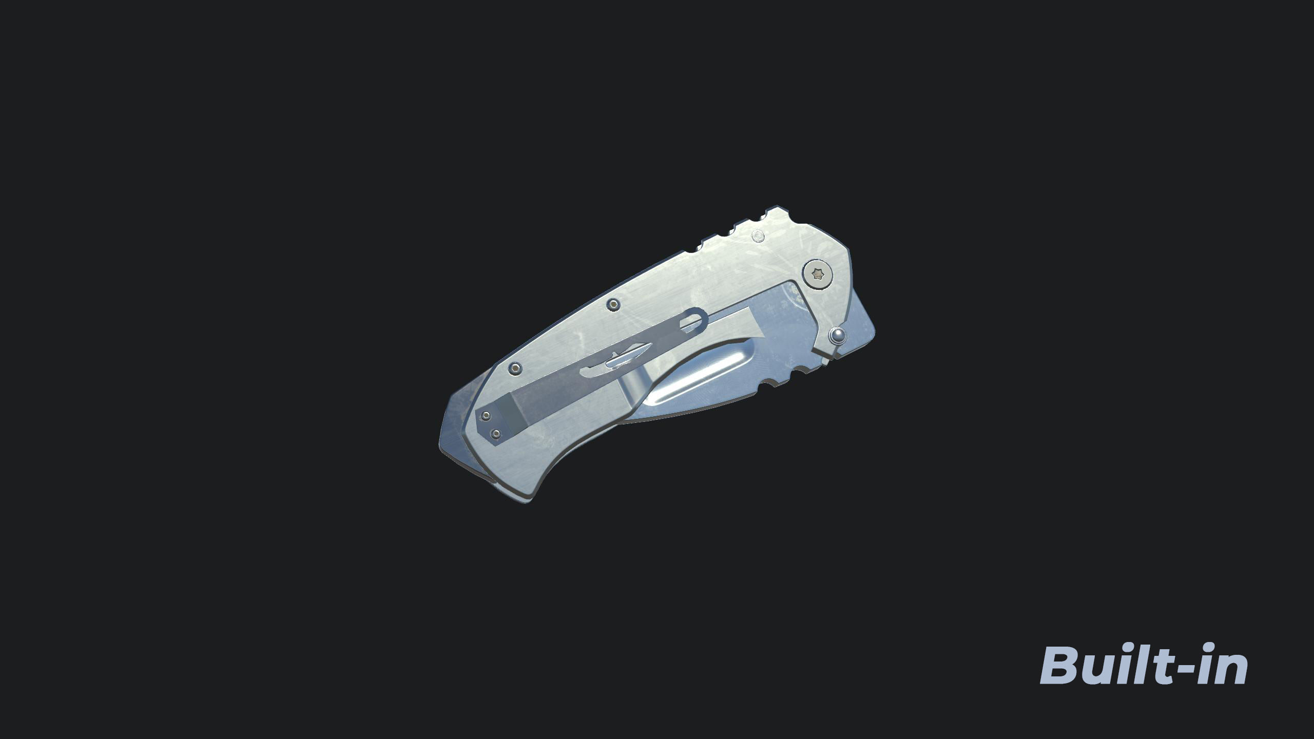 3D model Tactical Folding Knife TFK01 VR / AR / low-poly | CGTrader