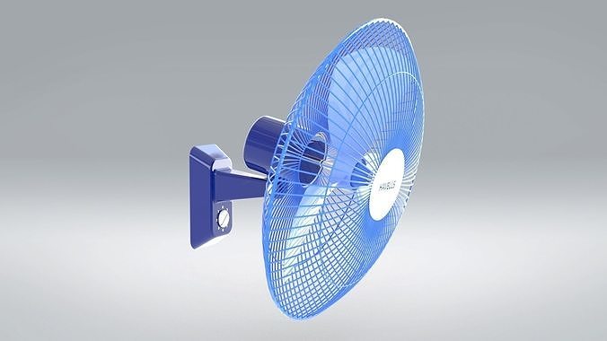 Wall fan 3D model | CGTrader