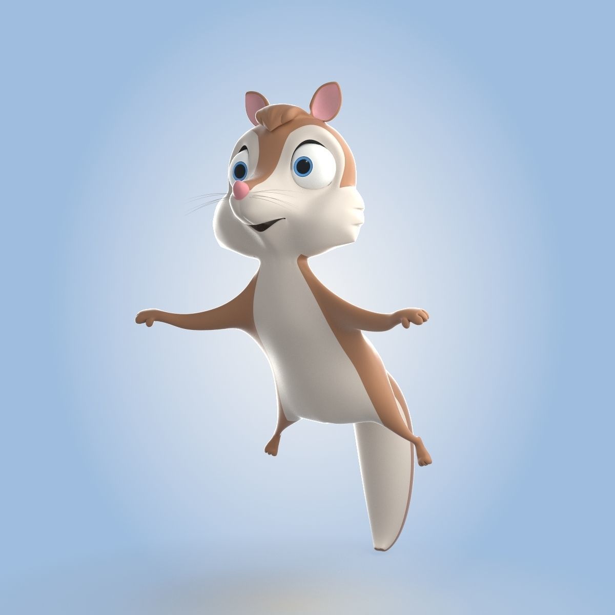 Flying Squirrel 3D model | CGTrader