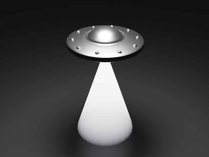 3D model Flying UFO Low-poly 3D model VR / AR / low-poly | CGTrader