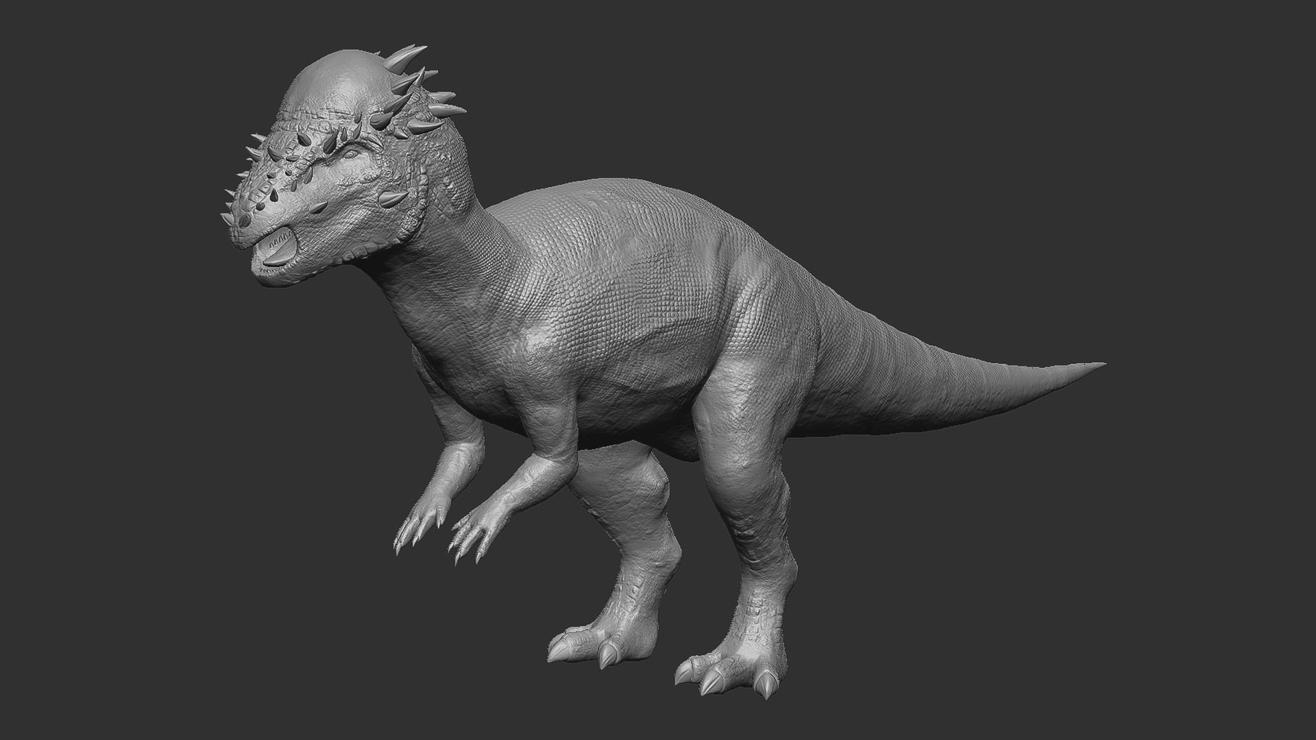 3D model Pachycephalosaurus - Thick-Headed Lizard VR / AR / low-poly ...