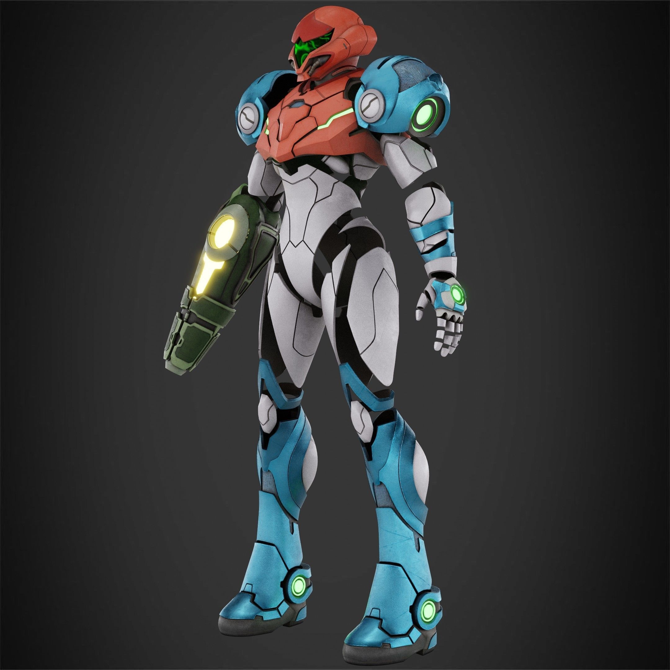 Metroid Samus Aran Power Full Suit for Cosplay 3D Model Collection 3D printable | CGTrader