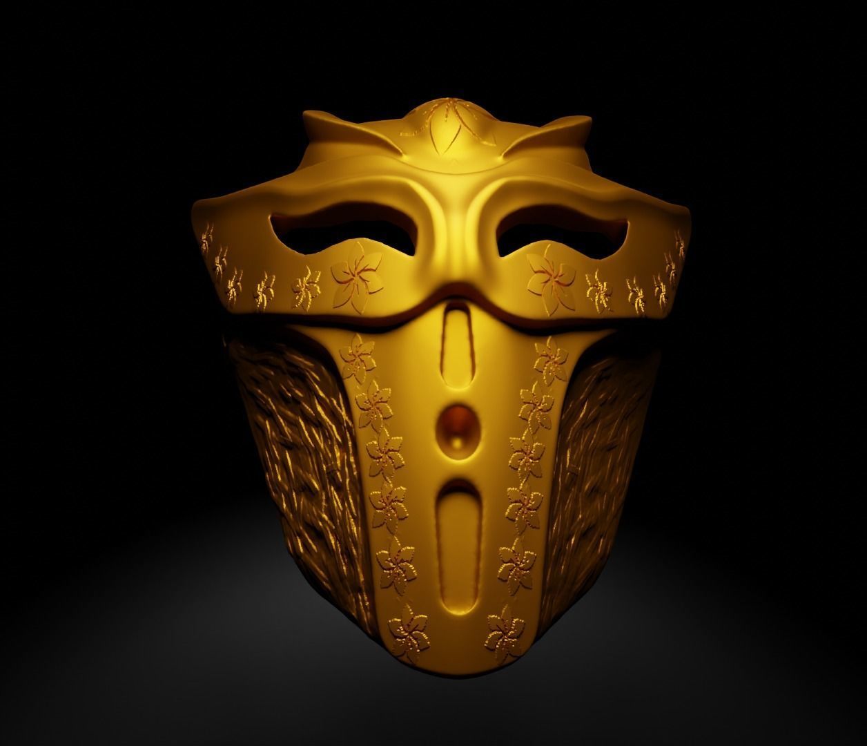 Super Hero Cosplay Face Mask 3D model 3D printable | CGTrader