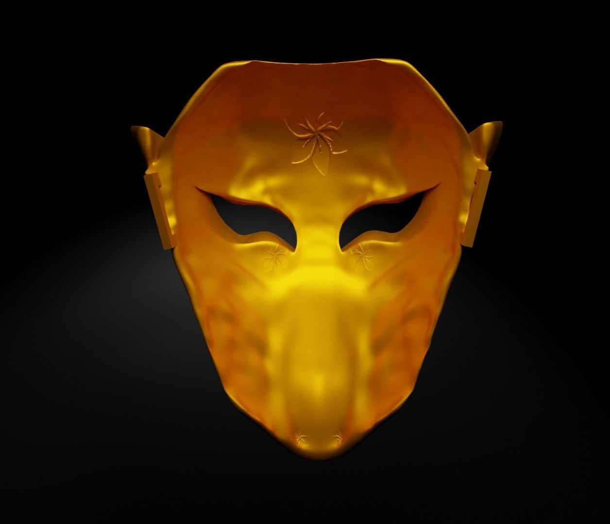 Super Hero Cosplay Face Mask 3D model 3D printable | CGTrader
