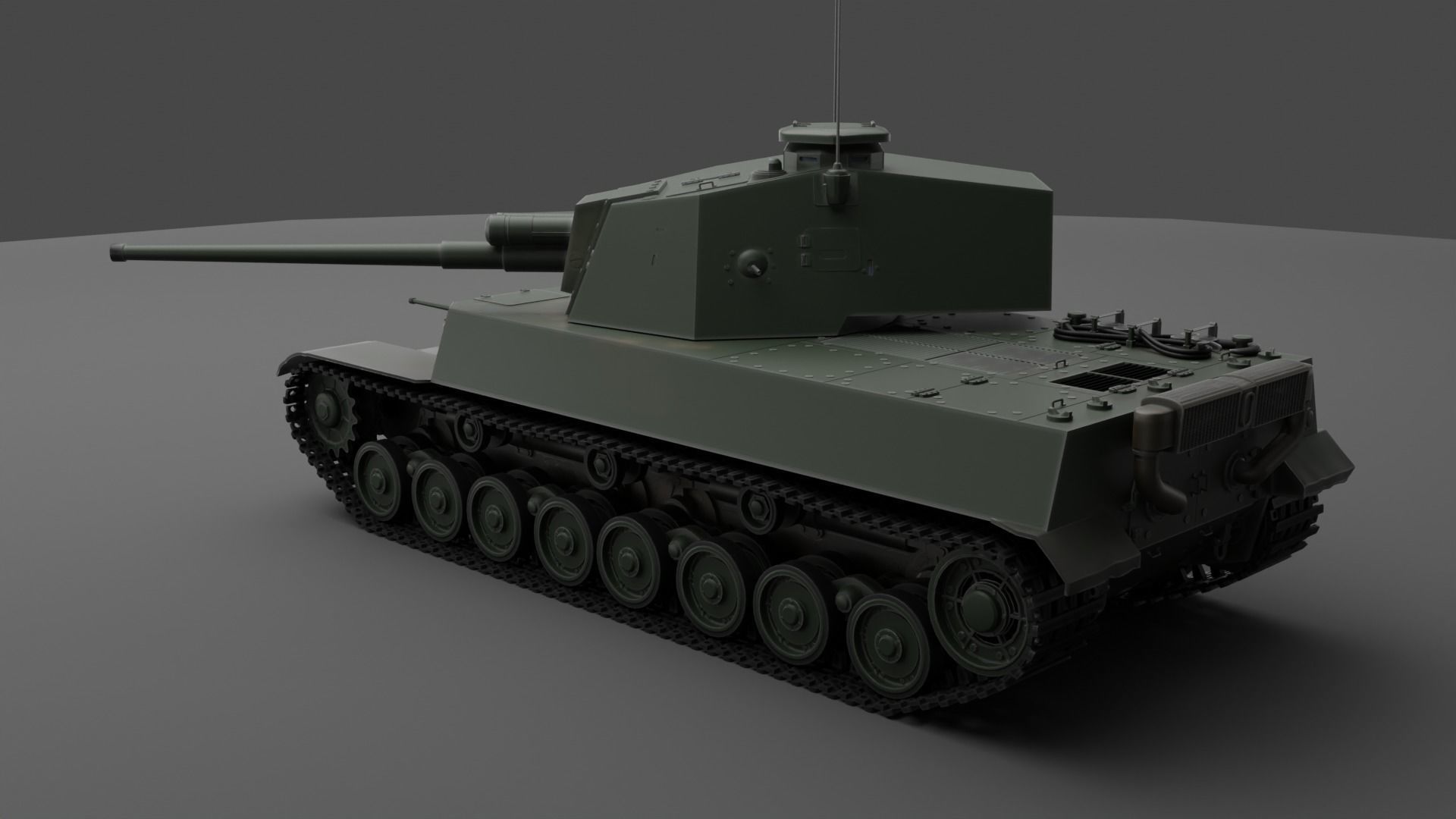 Type 5 Chi-Ri 2 japanese medium tank 3D model | CGTrader