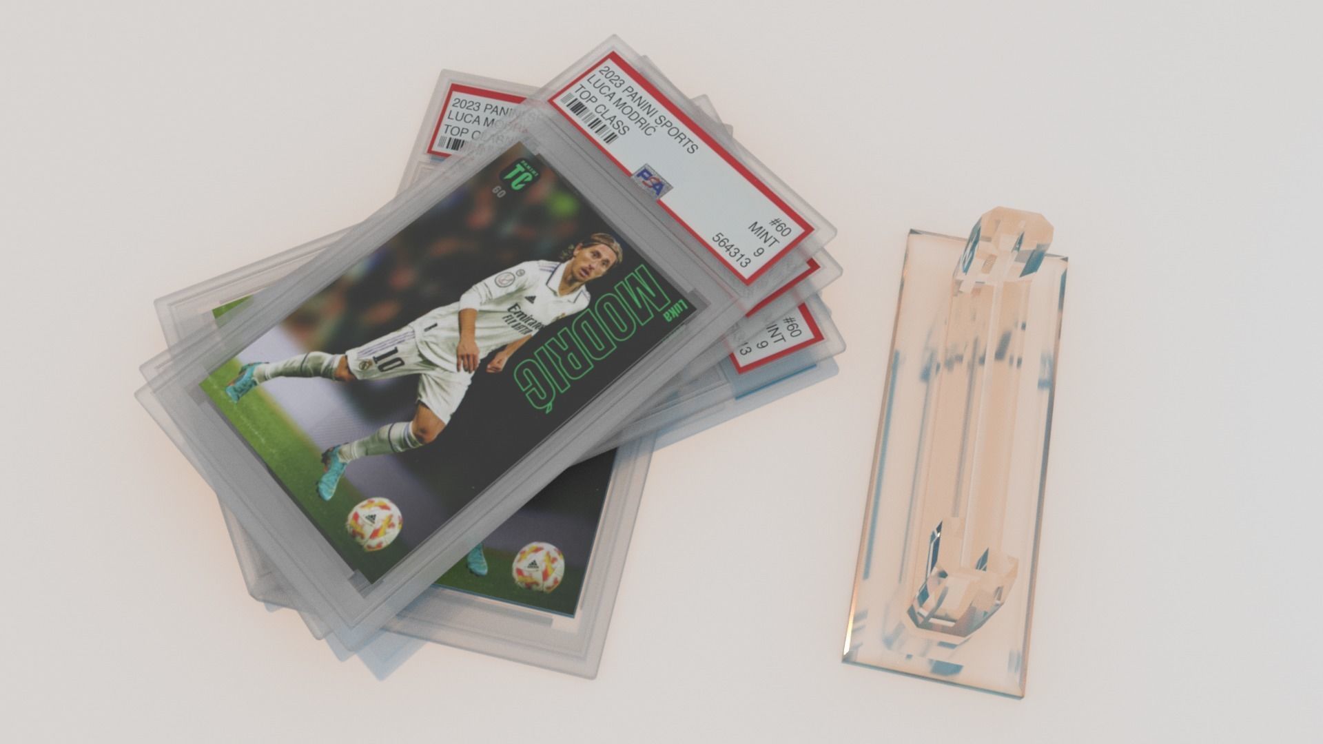 Soccer Card Graded Case With Display Stand 3D model | CGTrader