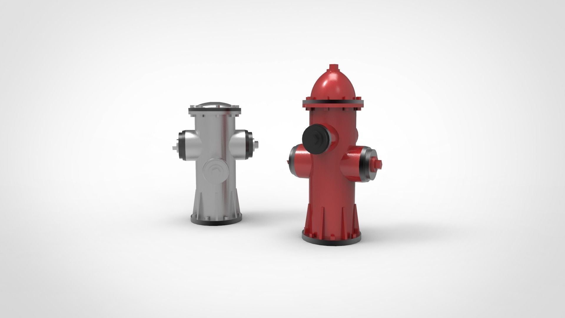 3D model Public hydrants VR / AR / low-poly | CGTrader