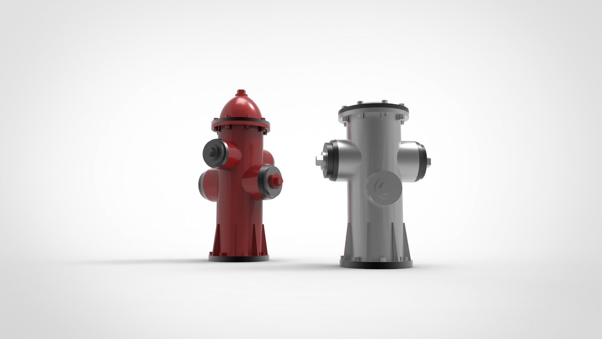 3D model Public hydrants VR / AR / low-poly | CGTrader