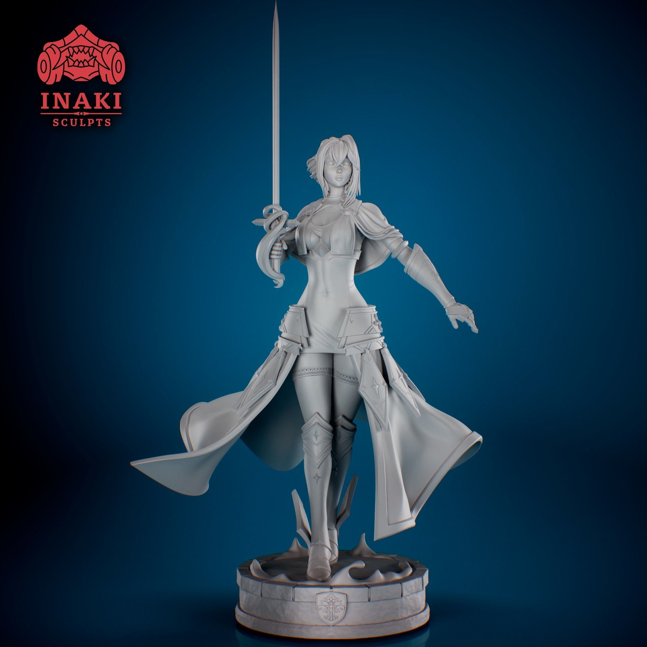 Jeanne DArc - Azur Lane 3D model 3D printable | CGTrader