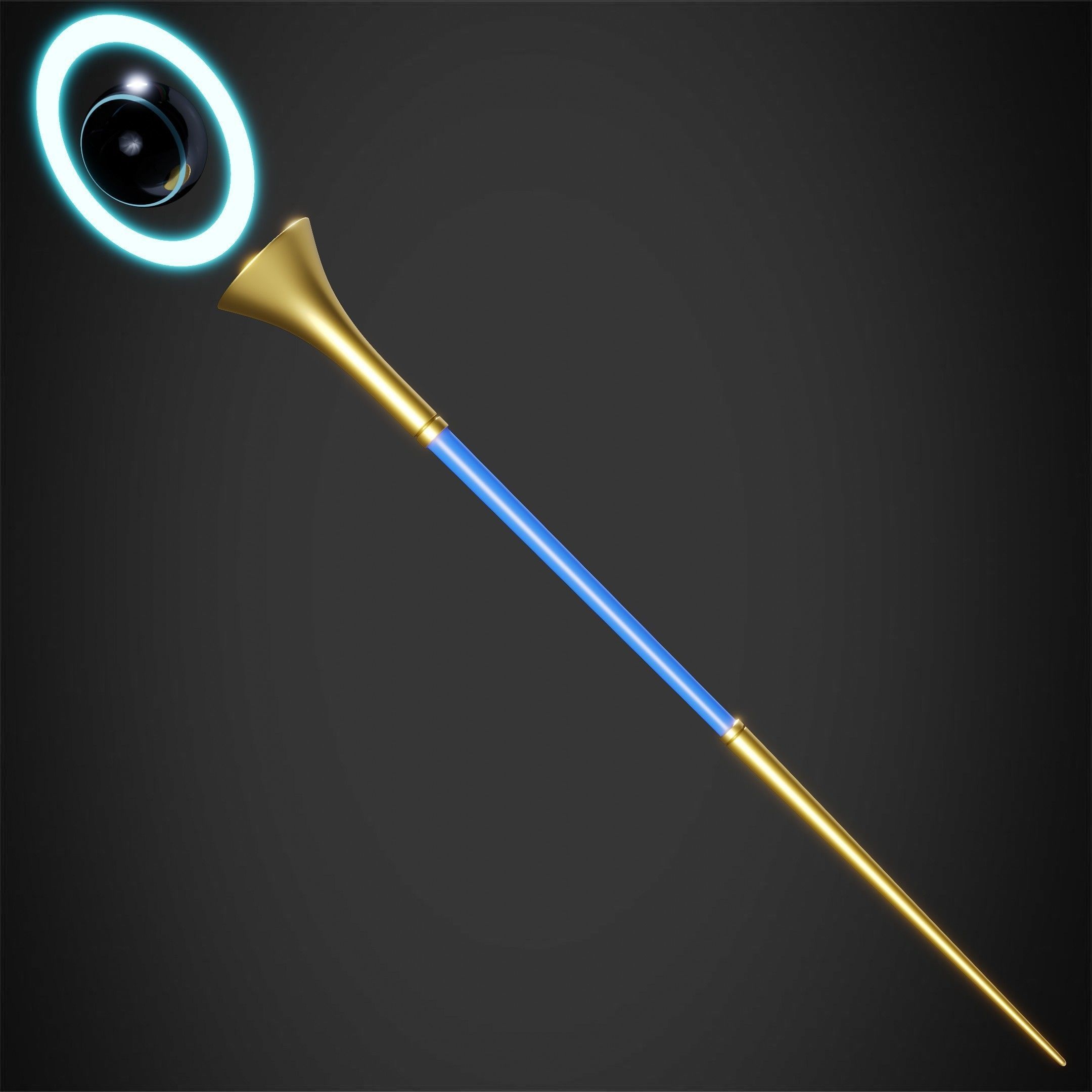 Dragon Ball Whis Angel Attendant Staff for Cosplay 3D model 3D ...