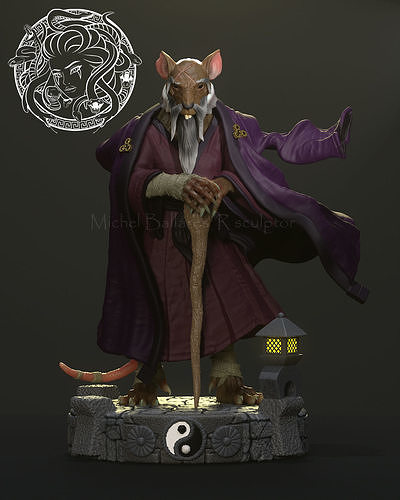 SPLINTER VERSION 1 BY CREATIVE GEEK MB 3D model 3D printable | CGTrader