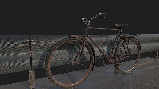 3D model rust bicycle VR / AR / low-poly | CGTrader