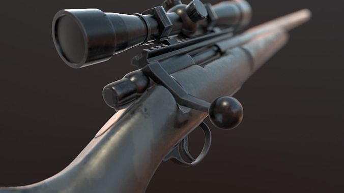 3D model M24 Gun VR / AR / low-poly | CGTrader