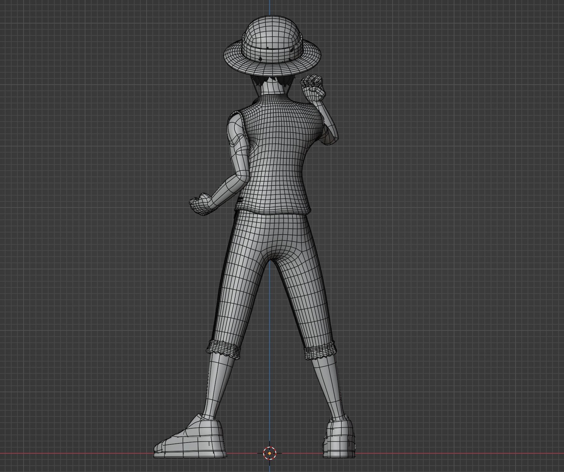 Luffy - One Piece Netflix Live Action 3D model rigged | CGTrader