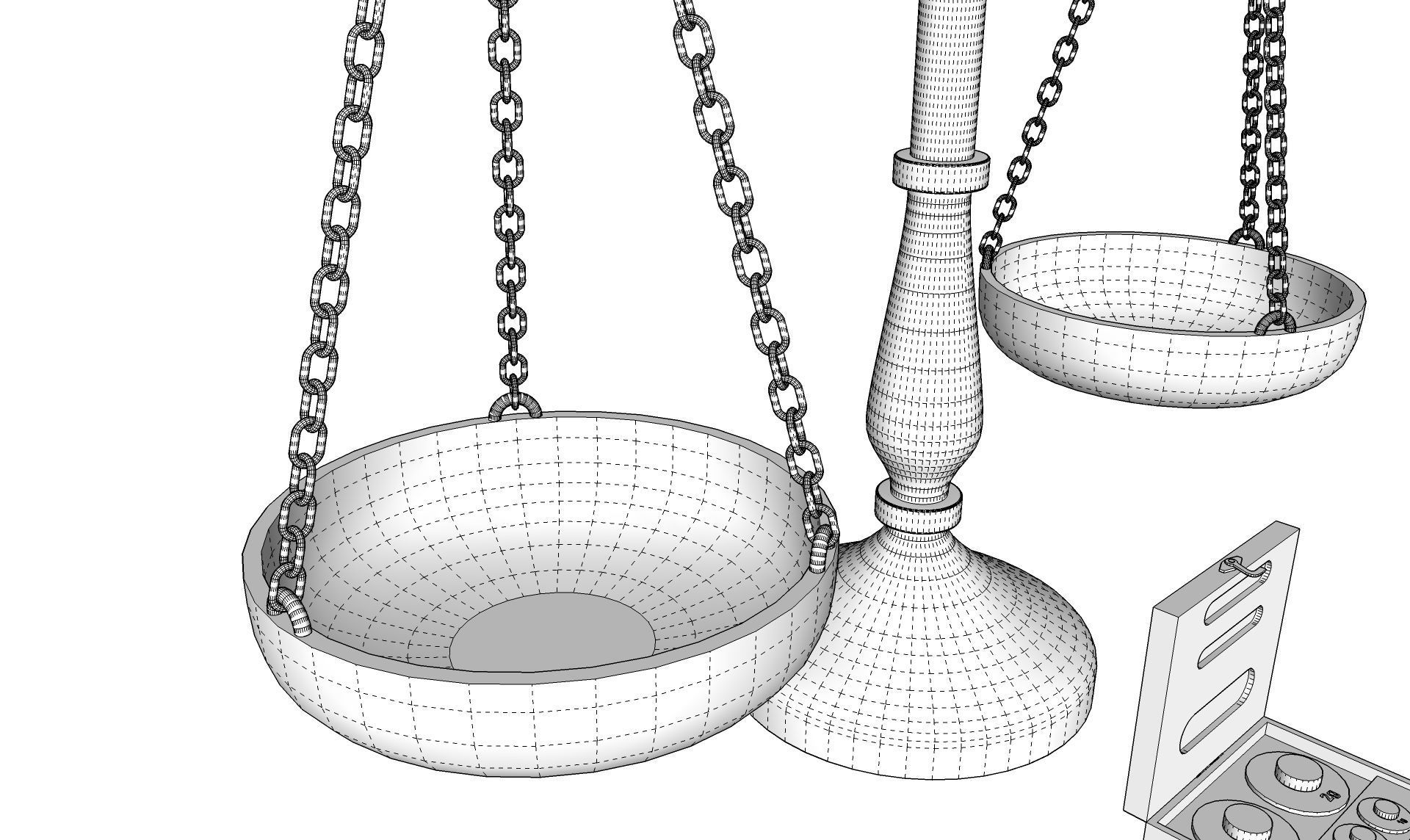 Balance Scale 3D model | CGTrader
