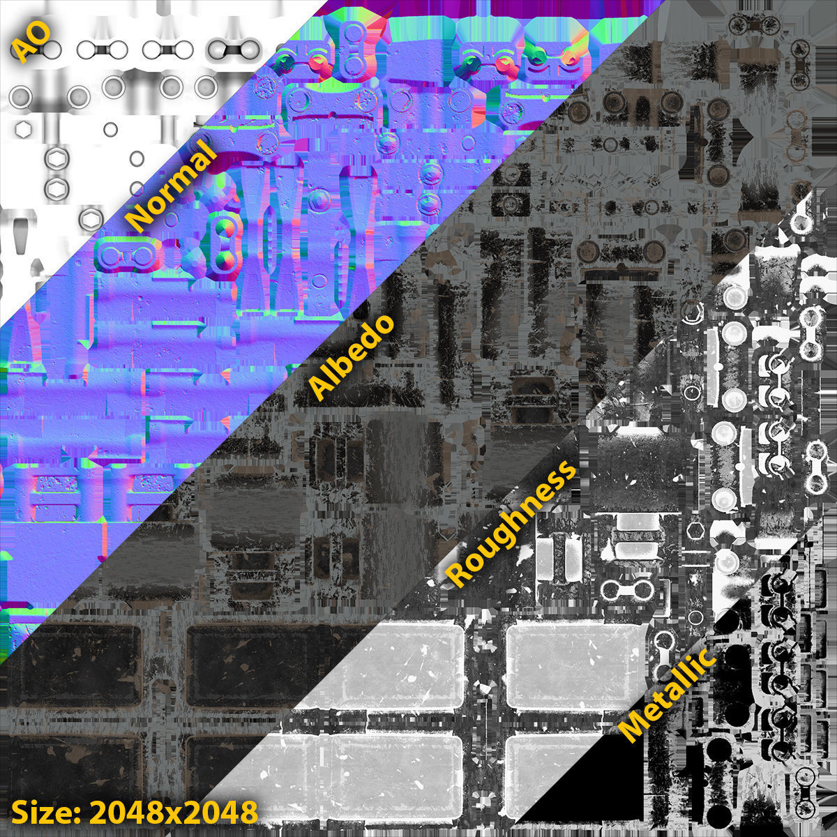 3D model Leopard 2 Tank Tracks D570FT VR / AR / low-poly | CGTrader