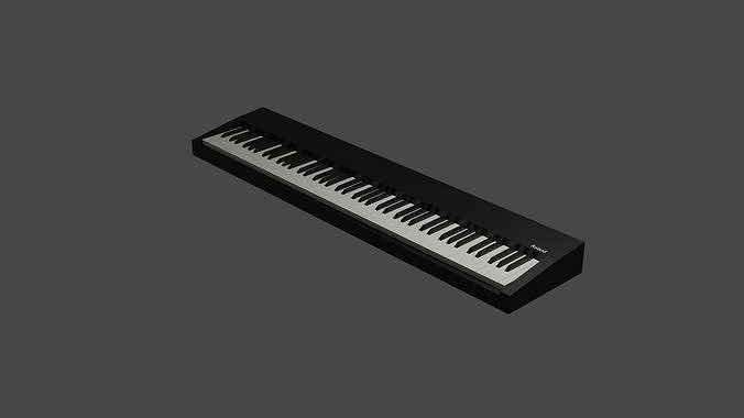 3D model Roland digital piano VR / AR / low-poly | CGTrader