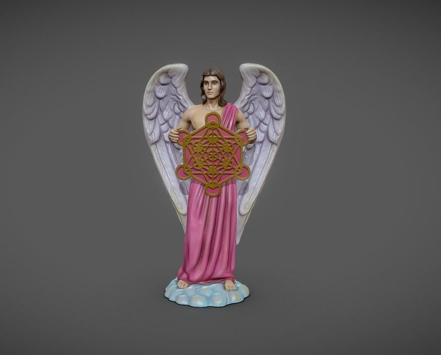 Archangel Metatron statue for 3d print 3D model 3D printable | CGTrader