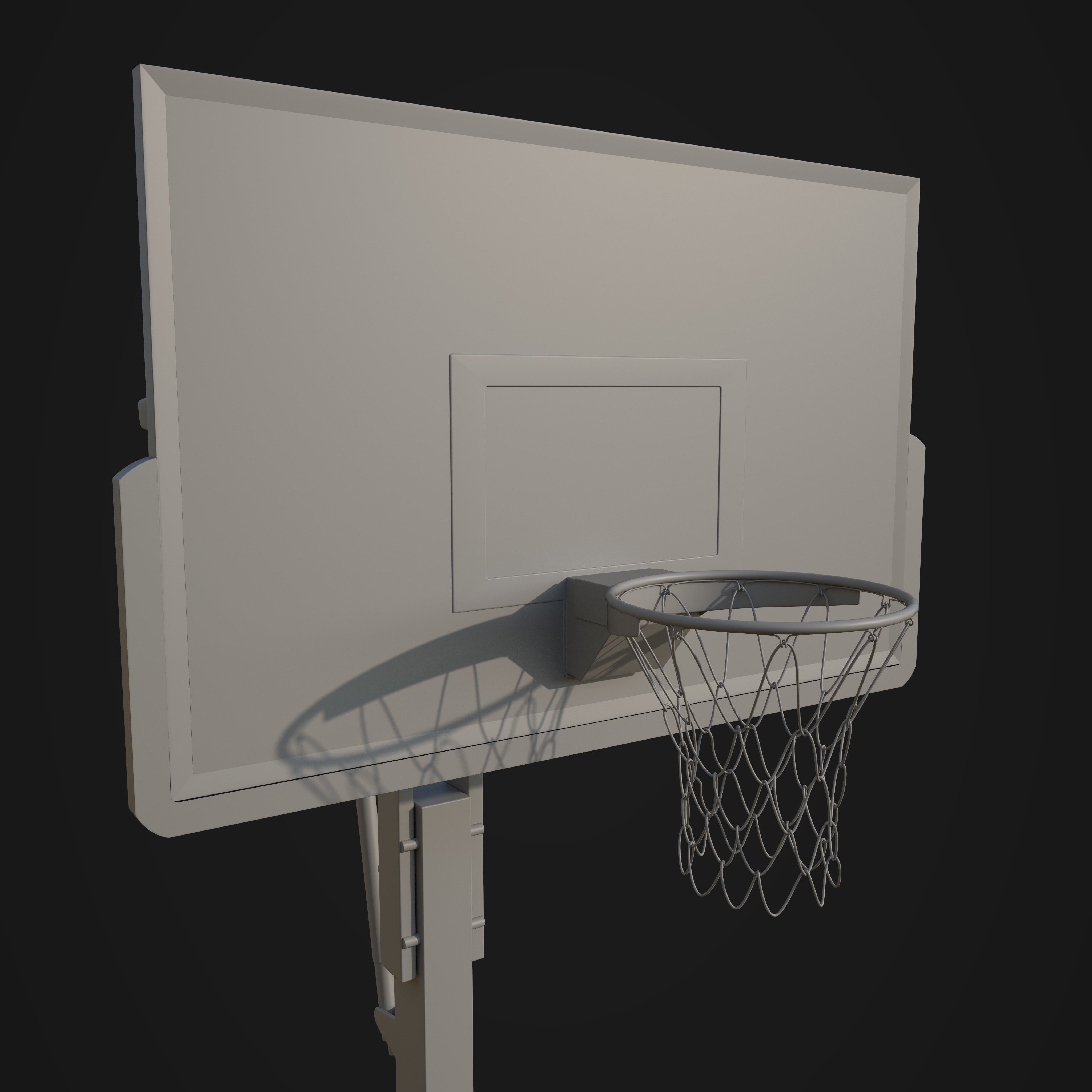3D model Basketball hoop neon 4K VR / AR / low-poly | CGTrader