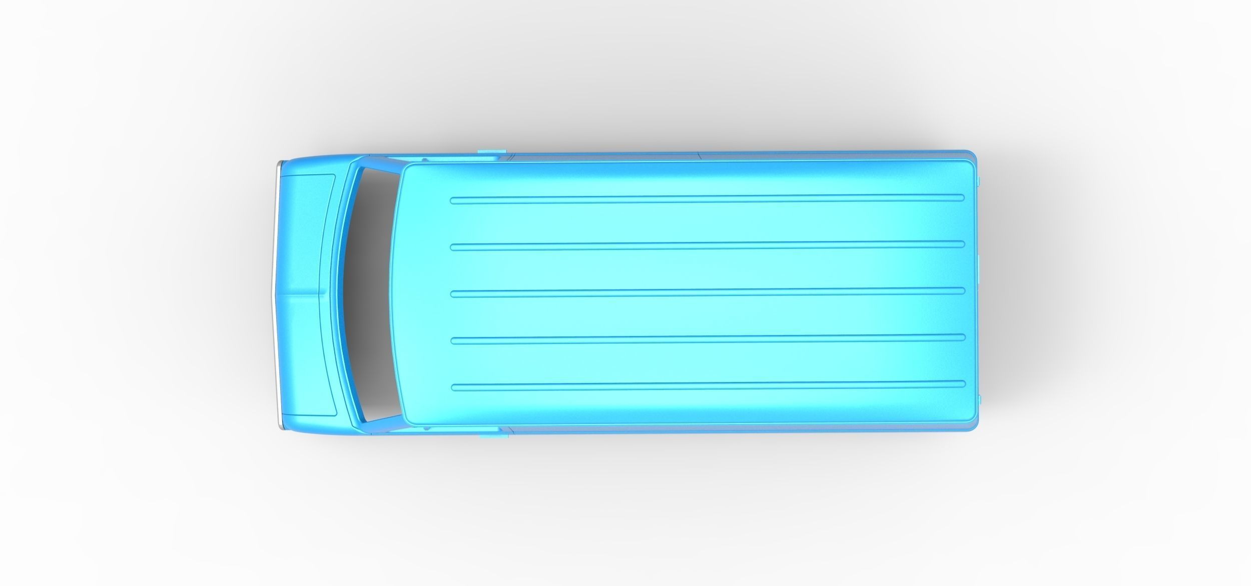 Diecast Vintage Van shell Scale 1 to 25 3D model 3D printable | CGTrader