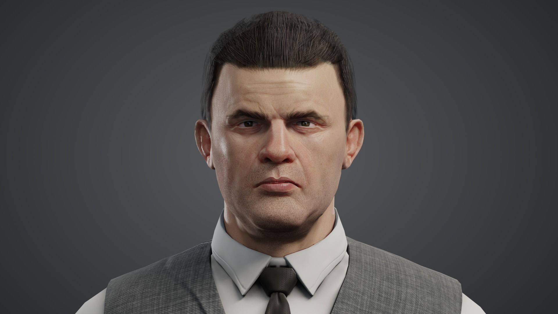 3D model 1920s British Gangster VR / AR / low-poly | CGTrader