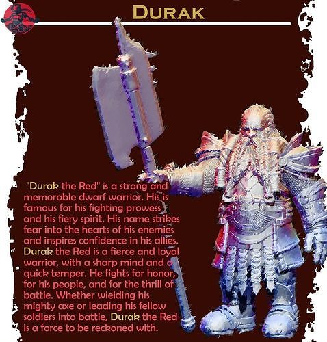 Seven Blades Project - Durak The Red 3D model 3D printable | CGTrader
