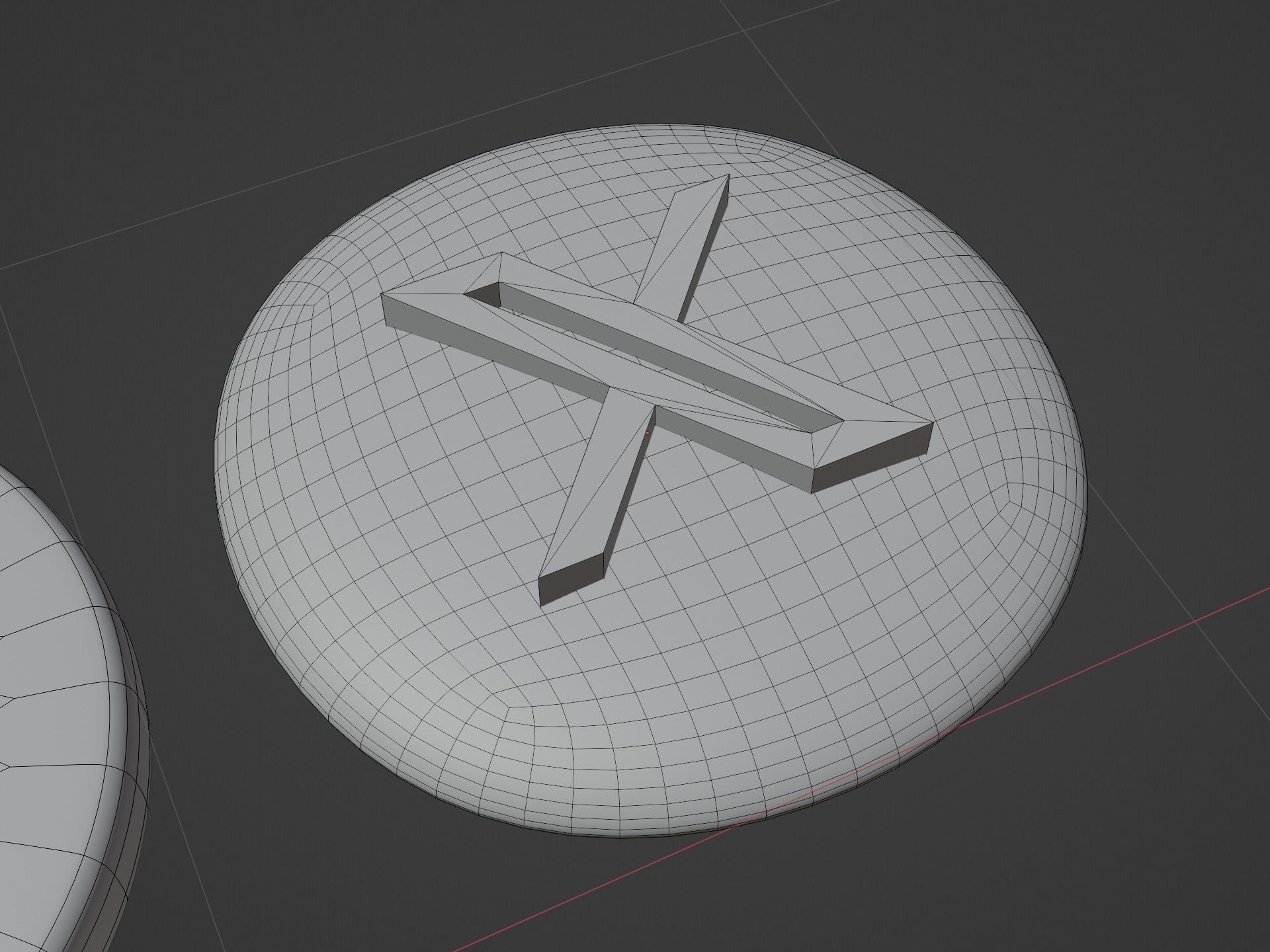 X social media network - Twitter logo 3D model | CGTrader