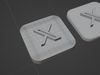 X social media network - Twitter logo 3D model | CGTrader