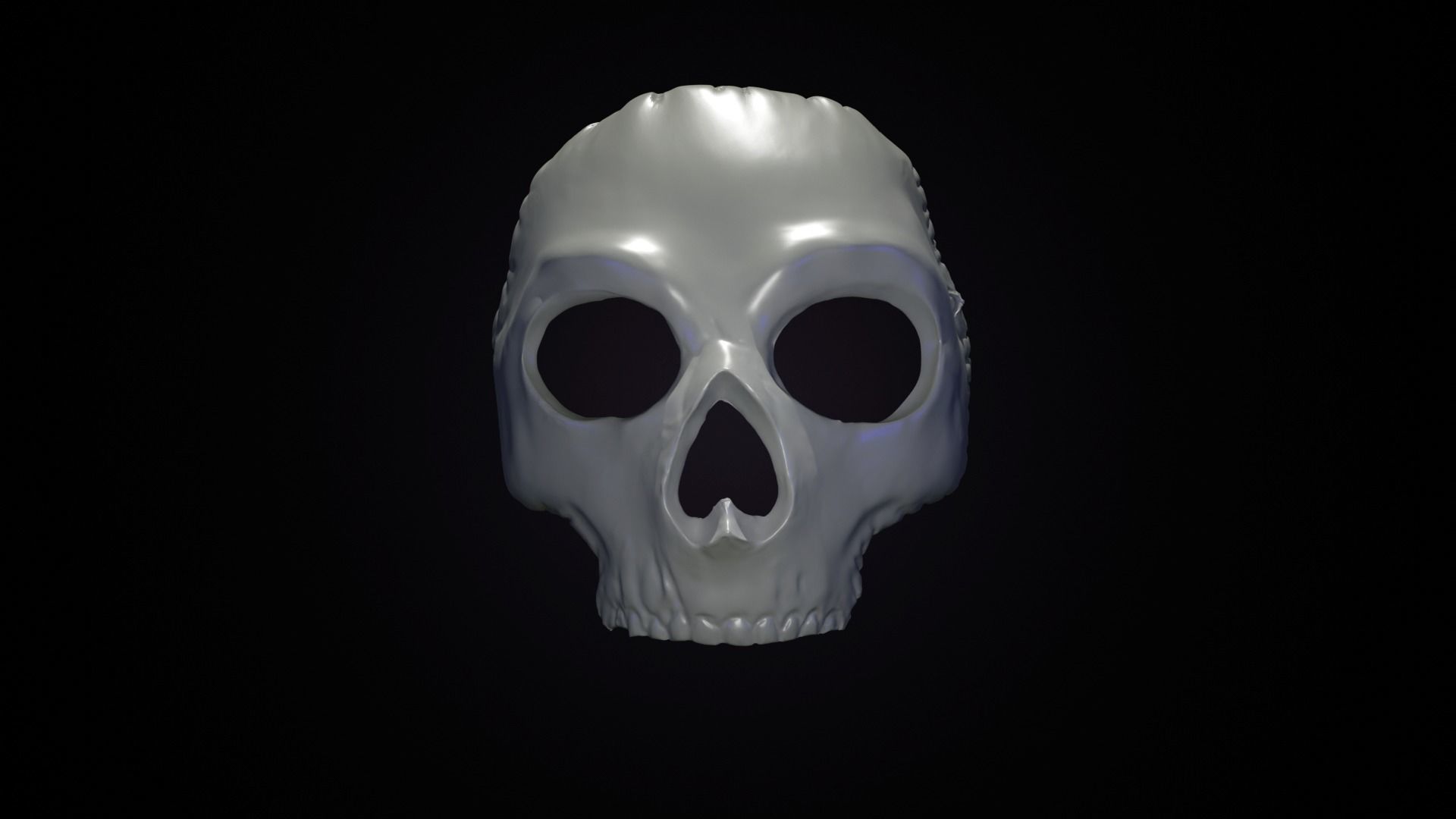 GHOST MASK CODMW2 SIMON RILEY 3D model 3D printable | CGTrader