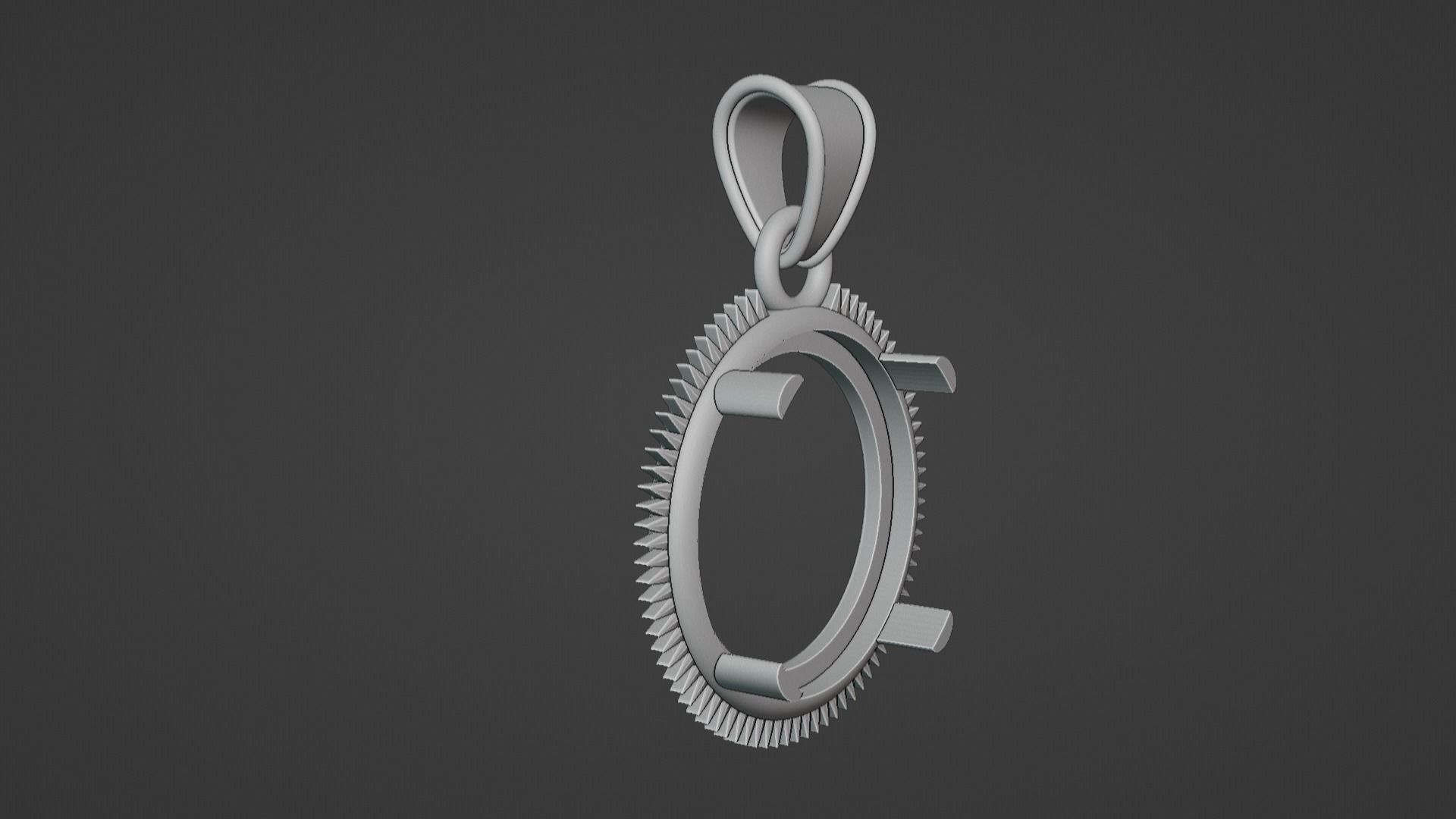 1989 Gold proof full Sovereign spike frame mount 3D model 3D printable ...