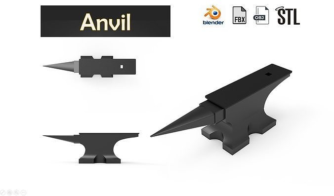 3D model Anvil VR / AR / low-poly | CGTrader