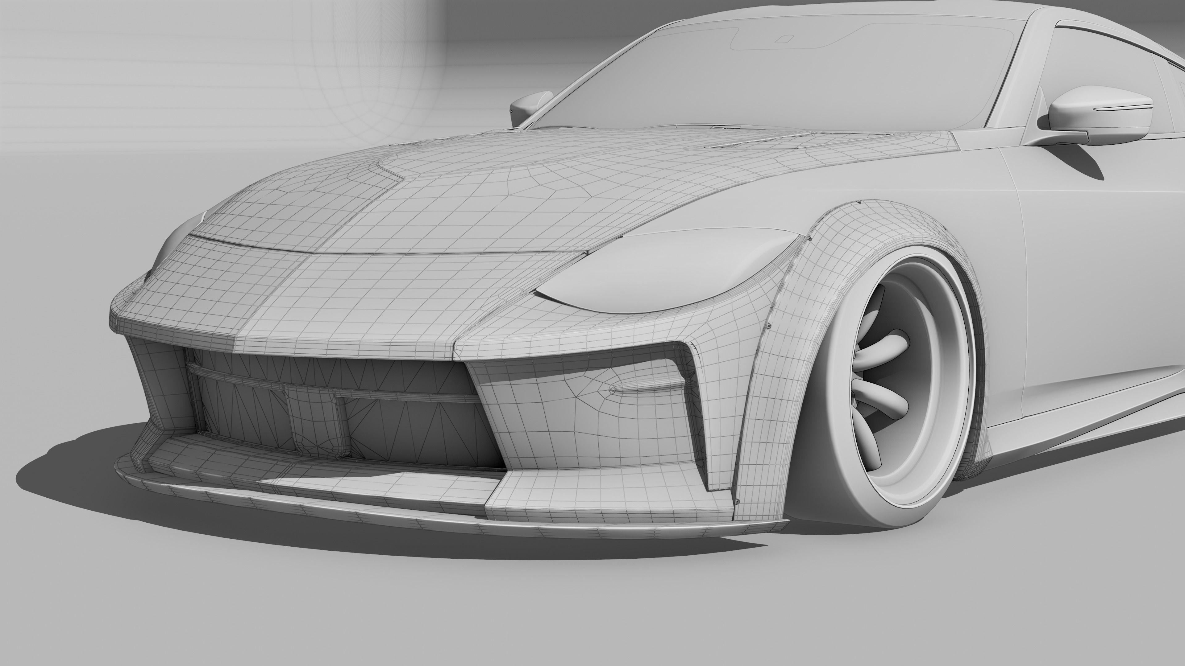 Nissan Fairlady Z RZ34 400Z Liberty Walk free 3D model | CGTrader