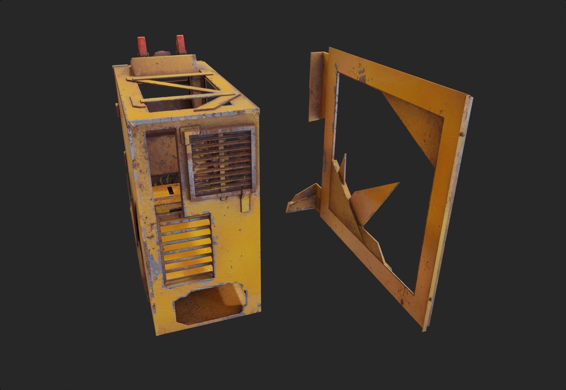 3D model Custom pc case computer modding apocalypse rust VR / AR / low-poly | CGTrader