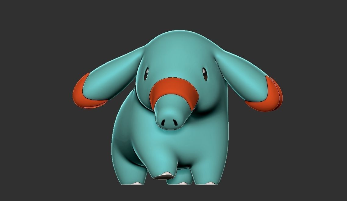 Pokemon phanpy evolution pack 3D model 3D printable | CGTrader