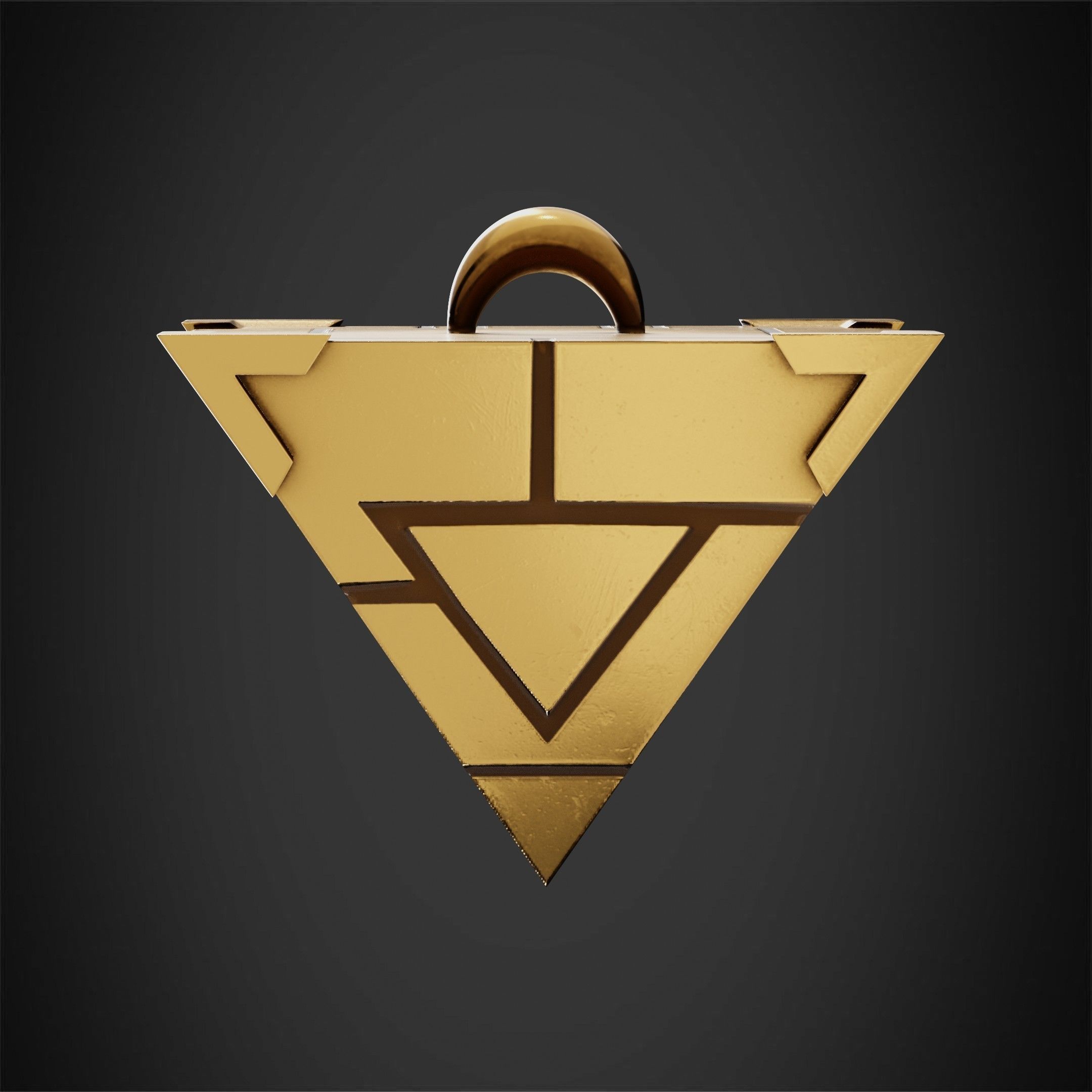 Yu-Gi-Oh Millennium Puzzle Pendant for Cosplay 3D model 3D printable ...