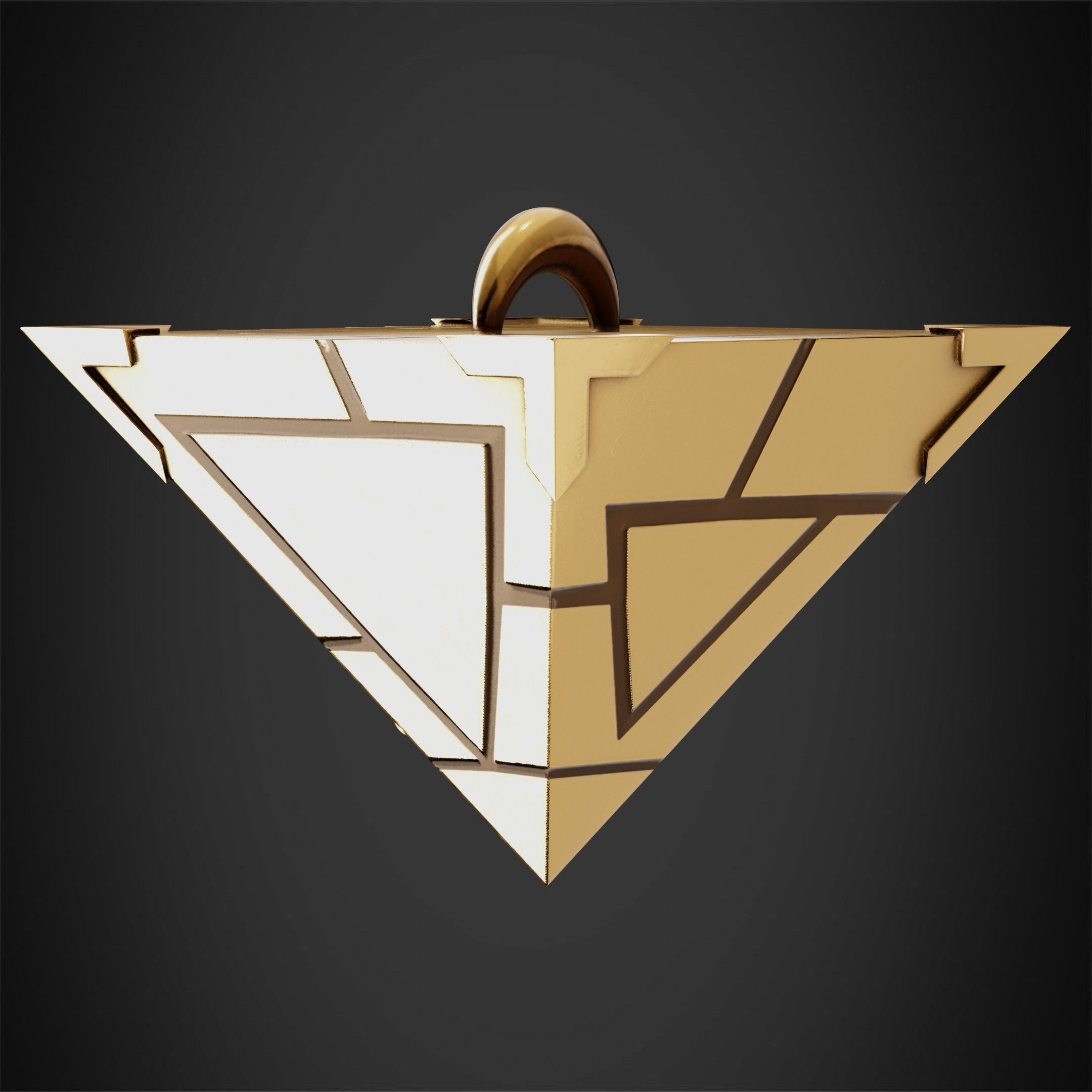 Yu-Gi-Oh Millennium Puzzle Pendant for Cosplay 3D model 3D printable ...