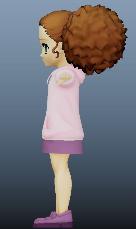 3D model Boondocks - Jazmine Dubois VR / AR / low-poly | CGTrader