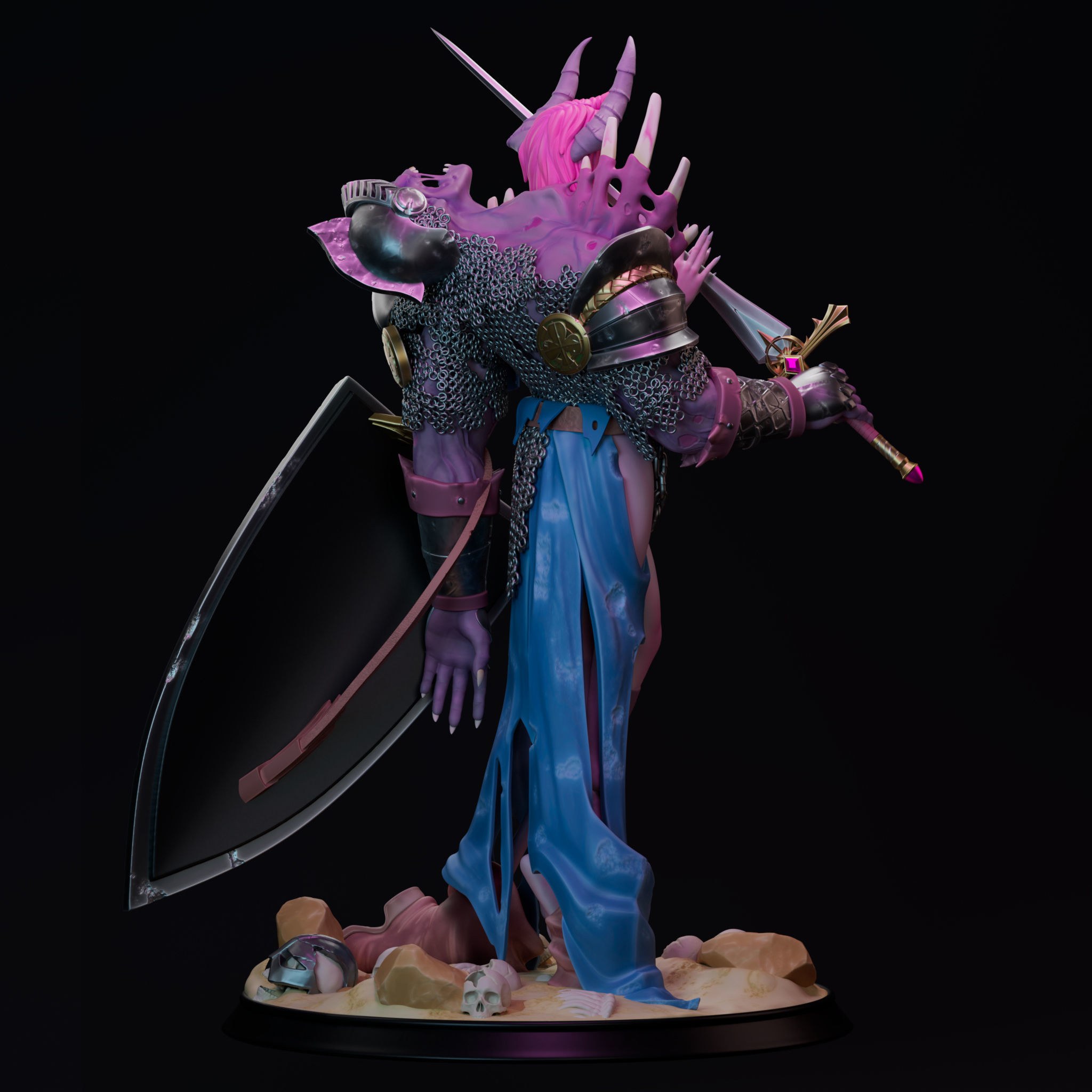 Necromancer-Demon 3D model 3D printable | CGTrader