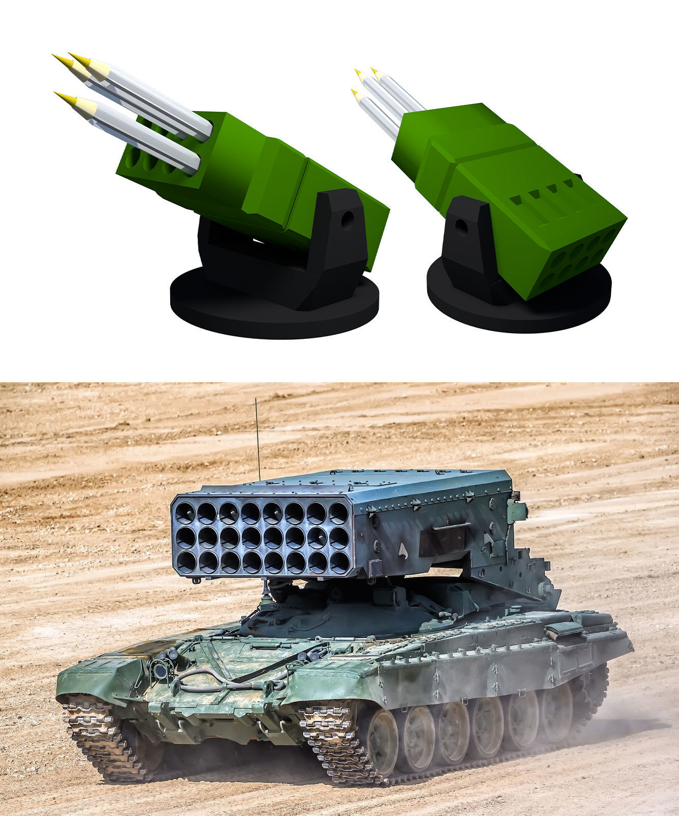 Military Missile Launcher Pen Pencil Holder Organizer 3D model 3D ...