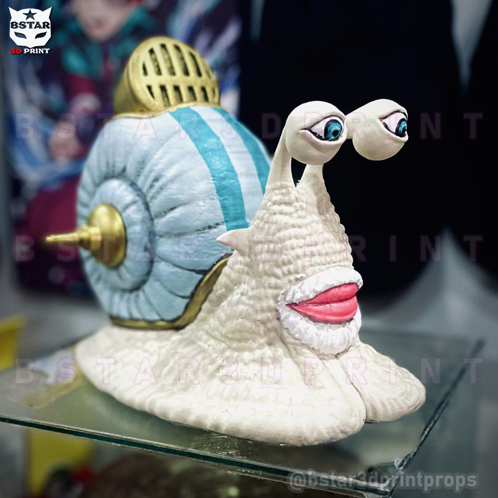 One Piece LA - Den Den Mushi - Transponder Snail High Quality 3D model ...