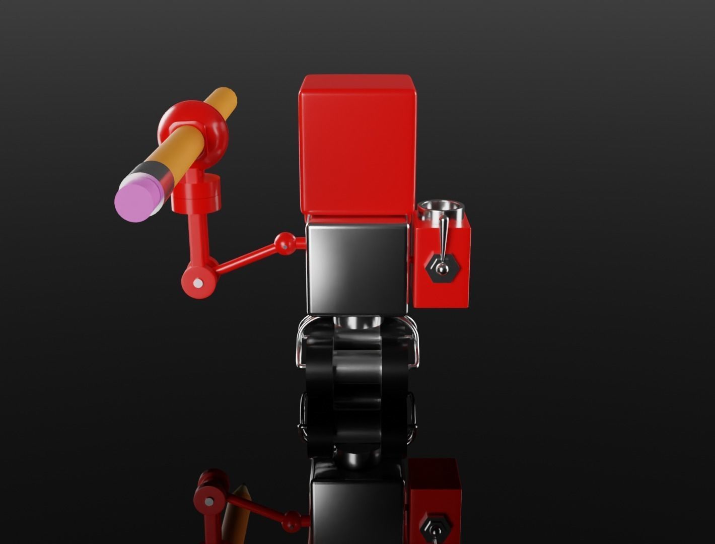 Robot draftsman Set 3D model 3D model | CGTrader