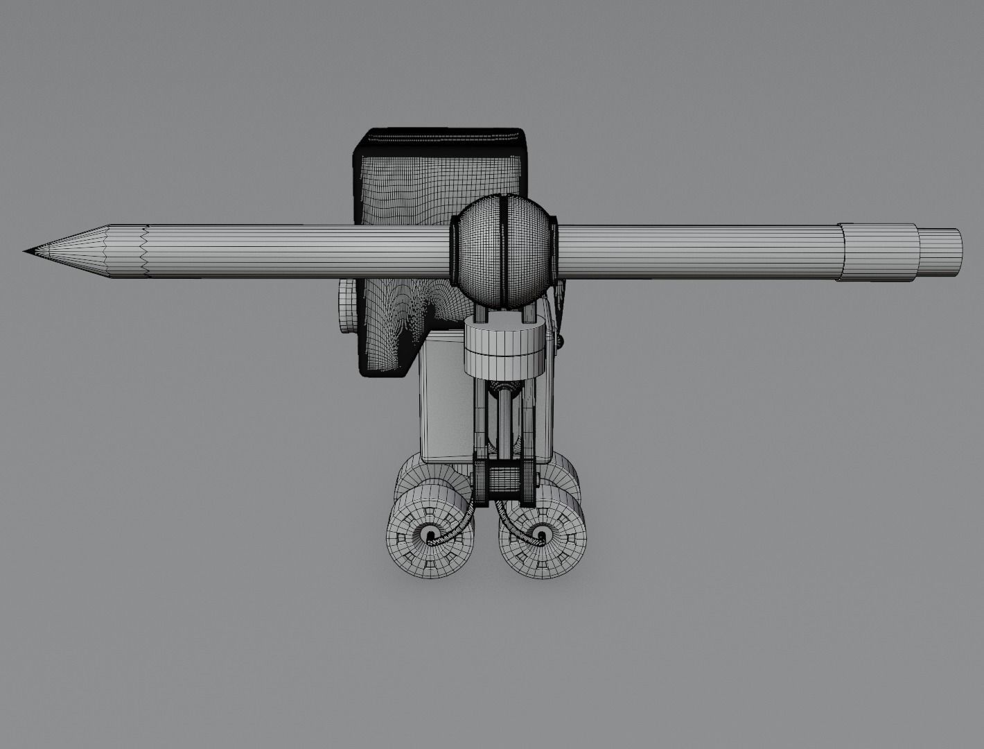 Robot draftsman Set 3D model 3D model | CGTrader