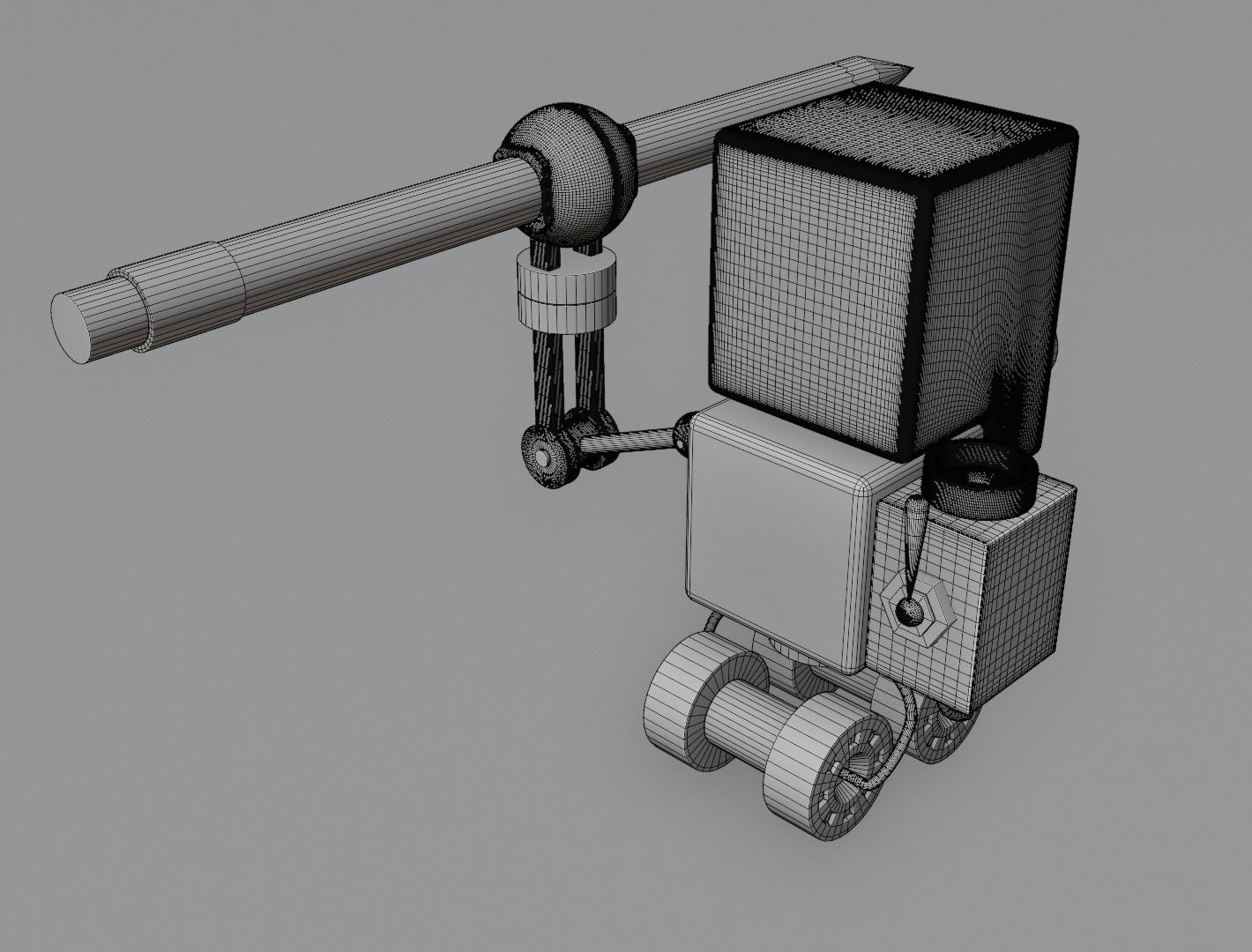 Robot draftsman Set 3D model 3D model | CGTrader