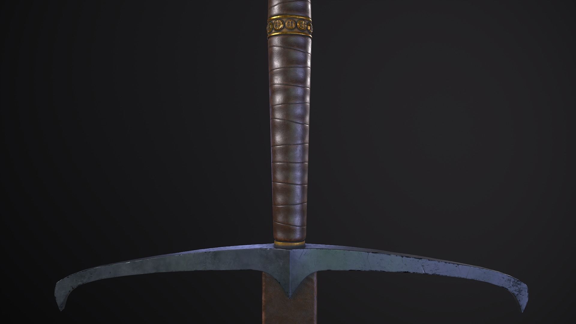 3D model Zweihander Greatsword PBR Gameready VR / AR / low-poly | CGTrader