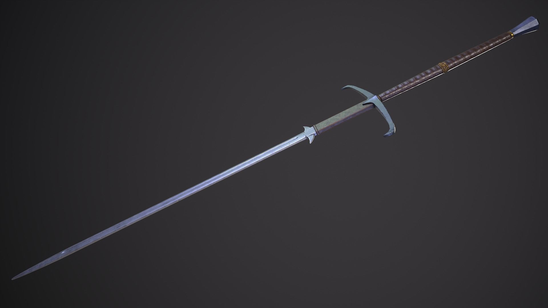 3D model Zweihander Greatsword PBR Gameready VR / AR / low-poly | CGTrader
