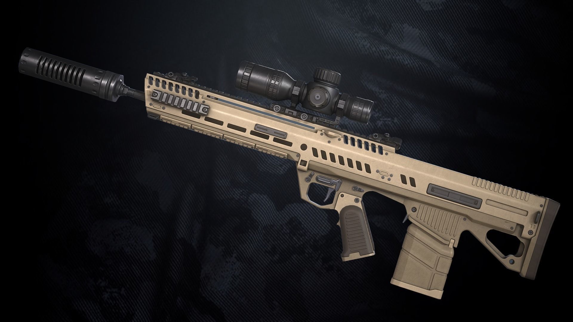 3D model MR-772 Assault Rifle With Hands And Weapon Case VR / AR / low ...