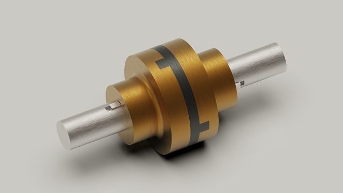 Oldham Coupling 3D model | CGTrader